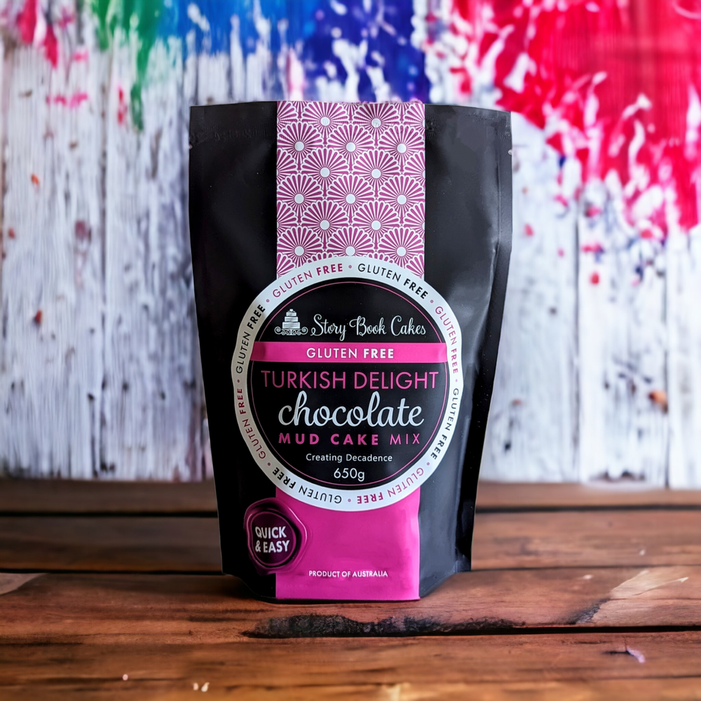 Story Book Cakes -Gluten Free - Turkish Delight Chocolate Mud Cake Mix